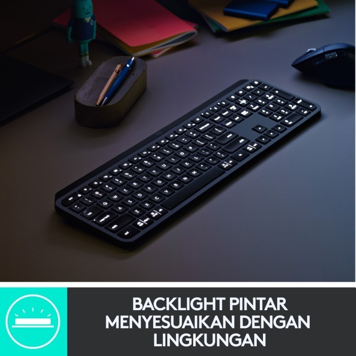 Jual Logitech MX Keys Keyboard Wireless Bluetooth Backlit for Power User | Shopee Indonesia