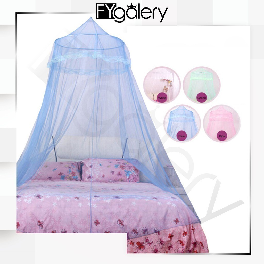 Jual FYGALERY HL0050 Kelambu Tidur Bulat Anti Nyamuk Gantung Transparan ...