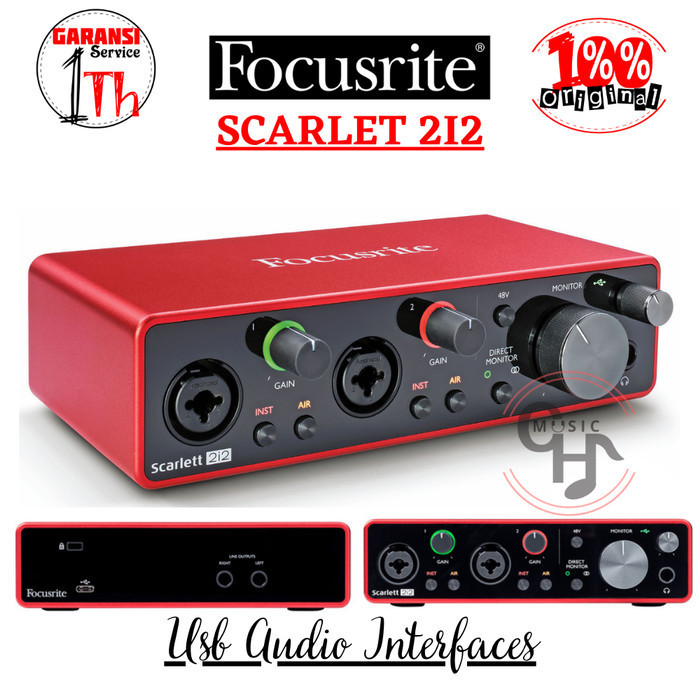 Jual FOCUSRITE SCARLETT 2I2 3RD GEN | Shopee Indonesia
