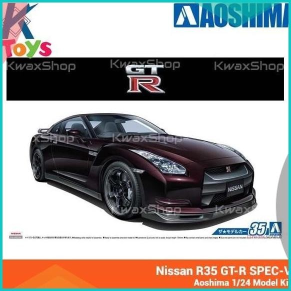 Jual Nissan R35 GT-R SPEC-V - Aoshima 1 24 Model Kit 16novz3 limited stock | Shopee Indonesia
