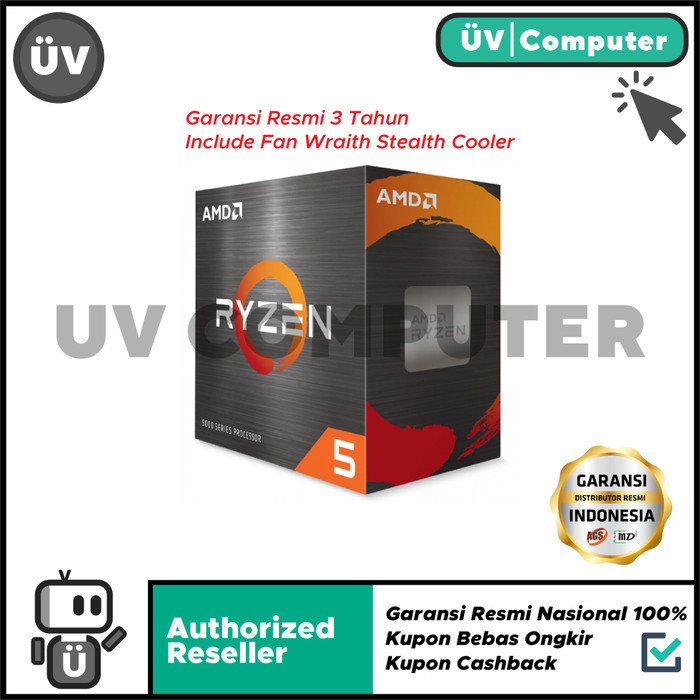Jual Processor CPU AMD Ryzen 5 5500 BOX Zen3 Vermeer | Shopee Indonesia