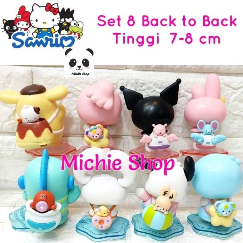 Jual Promo Figure Sanrio Family (set 6) Topper Anime Hello Kitty ...