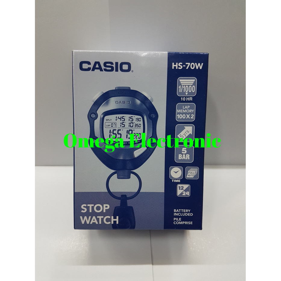 Jual STOPWATCH CASIO HS 70 W - ALAT PENGUKUR WAKTU CASIO HS-70W | Shopee Indonesia