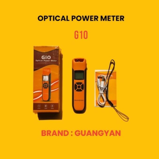 Jual optical power meter GIO GUANGYAN OPM POWER METER G10 fiber optic fo | Shopee Indonesia