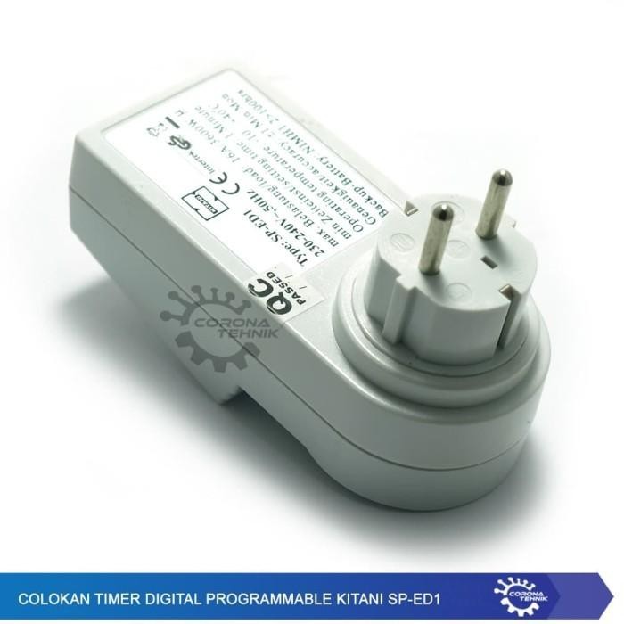 Jual COLOKAN TIMER DIGITAL PROGRAMMABLE KITANI SP-ED1 | Shopee Indonesia