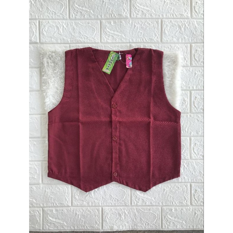 Jual Rompi SD Merah / Rompi Seragam SD Merah/ Rompi Sekolah Anak ...