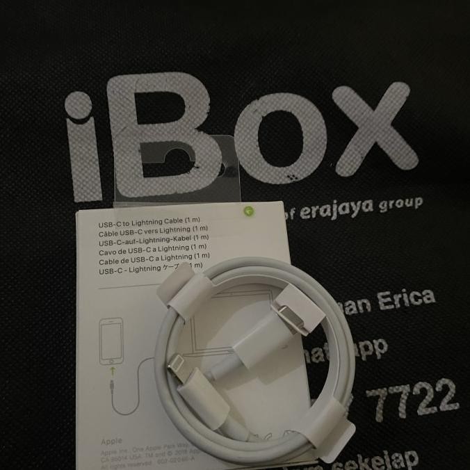 Jual kabel type c to lightning iphone original ibox garansi 1 bulan ...