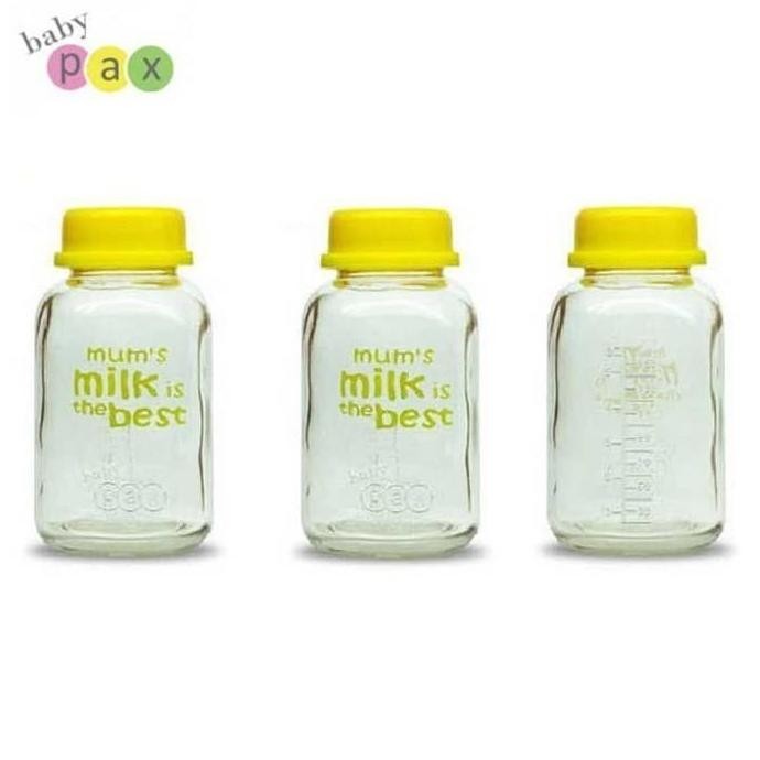 Jual met BABY PAX BOTOL KACA ASI (3PCS) / 150ML | Shopee Indonesia