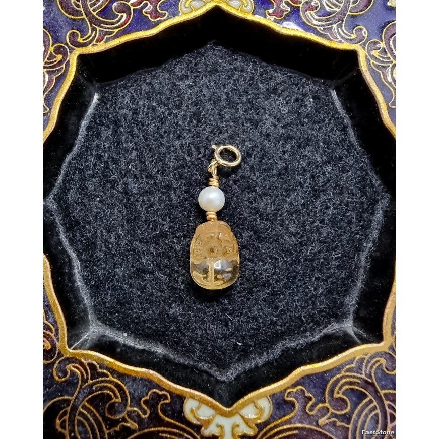 Jual LIONTIN BATU CITRINE QUARTZ CRSYTAL PIXIU CHROME 14K GOLD 12MM ...