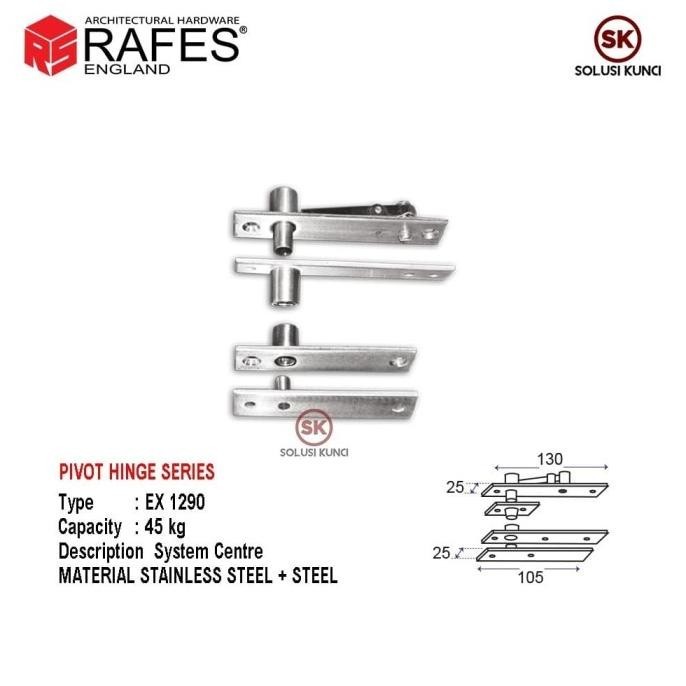 Jual Engsel Pivot Rafes England Stainless Steel Sus 304 / 45 Kg ...