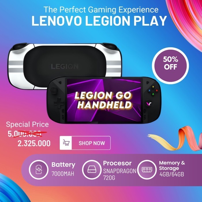 Jual Lenovo Legion Play handheld Android 11 game console gaming tablet | Shopee Indonesia