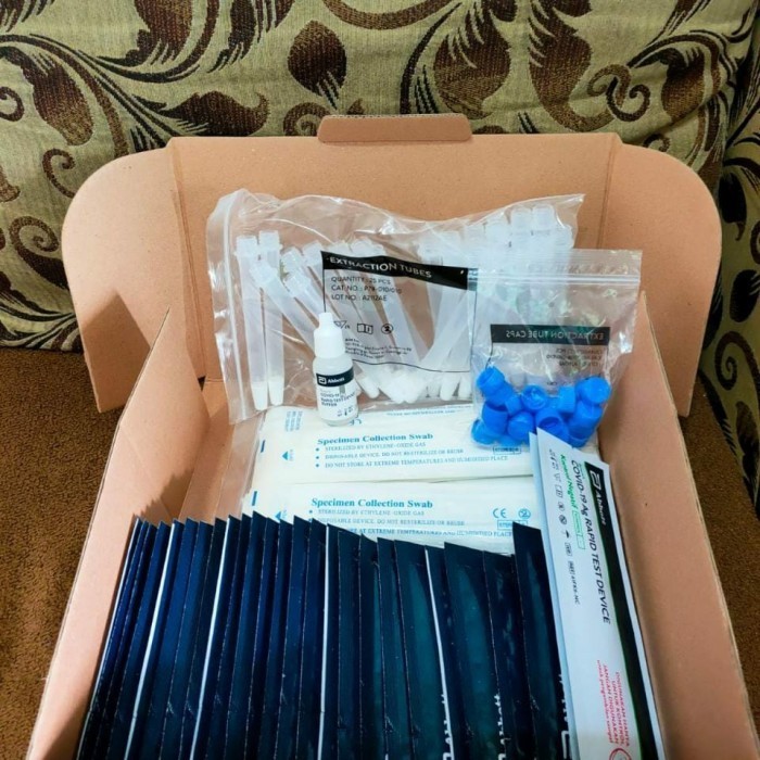Jual Abbott Antigen Bioquick Nasal 1 Box Isi 25Pcs Exp 2023 | Shopee ...