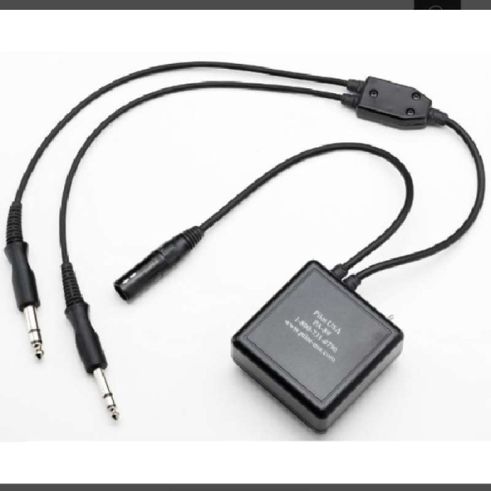 Jual Promo ADAPTER HEADSET 6 PIN LEMO DUAL GA PA-89B -PILOT USA ...