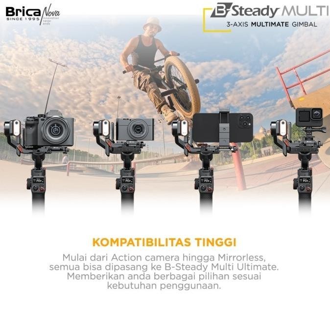 Jual Brica B-Steady Multimate 3 Axis Gimbal Stabilizer 4 In 1 - Bsteady ...