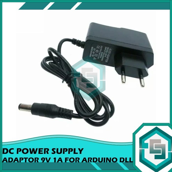Jual ADAPTOR 9V DC 1A POWER SUPPLY FOR ARDUINO UNO NANO MEGA | Shopee ...