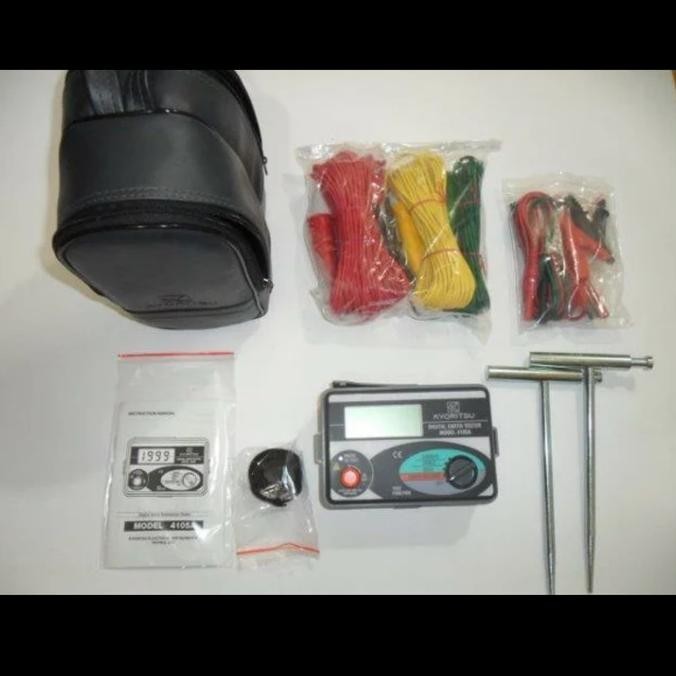 Jual Grounding Digital Earth Tester Kyoritsu Type 4105A / Alat Pengukur ...