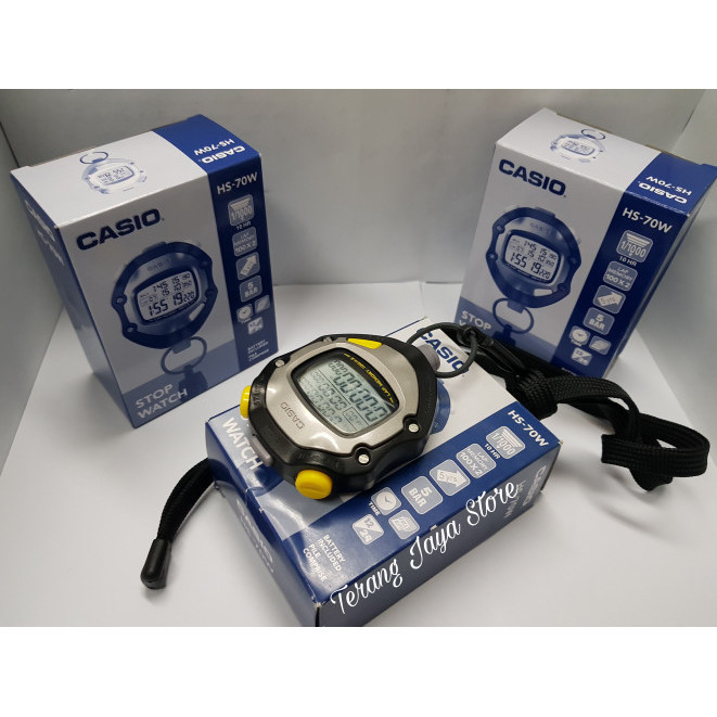 Jual Stopwatch Casio Hs-70W (Alat Pengukur Waktu) Hs-70 Dijamin Asli 100% | Shopee Indonesia