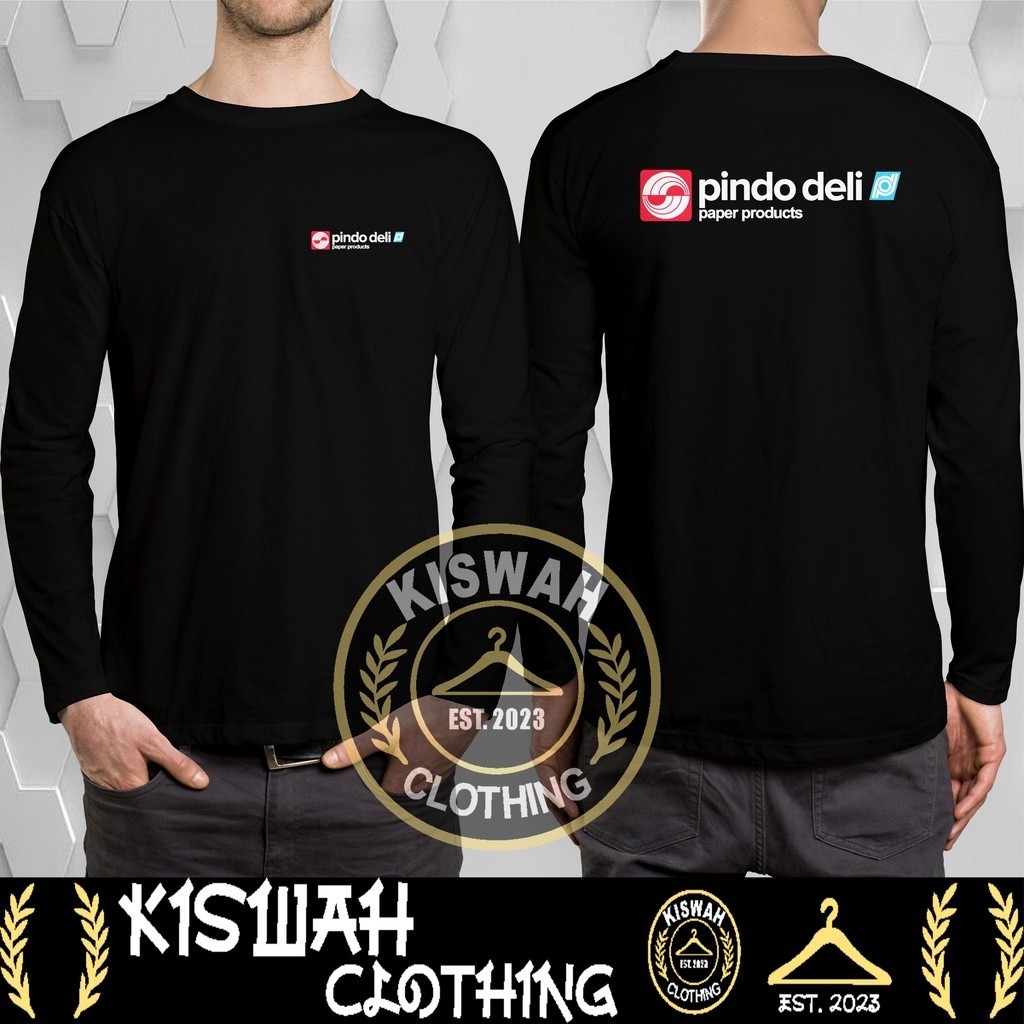 Jual Kaos Tshirt Pindo Deli Paper Products Logo DB Lengan Panjang Baju ...