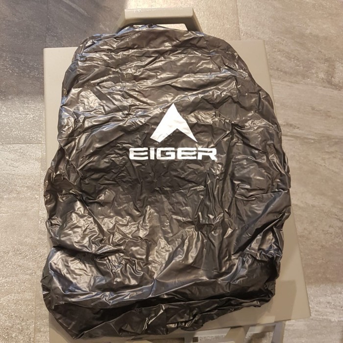 Jual Eiger Transparent Rain Cover Small 30X35L Rain Cover Bag - Black ...