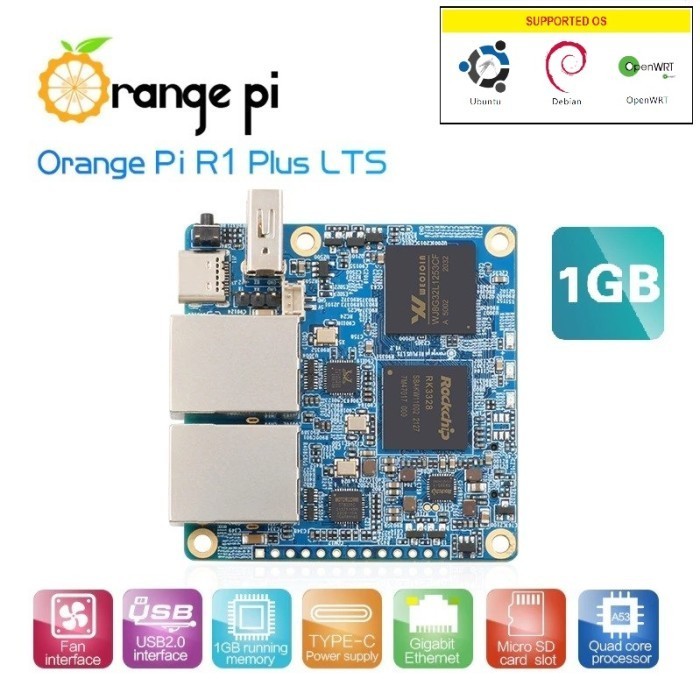 Jual Orange Pi R1 Plus LTS - 1GB | Shopee Indonesia