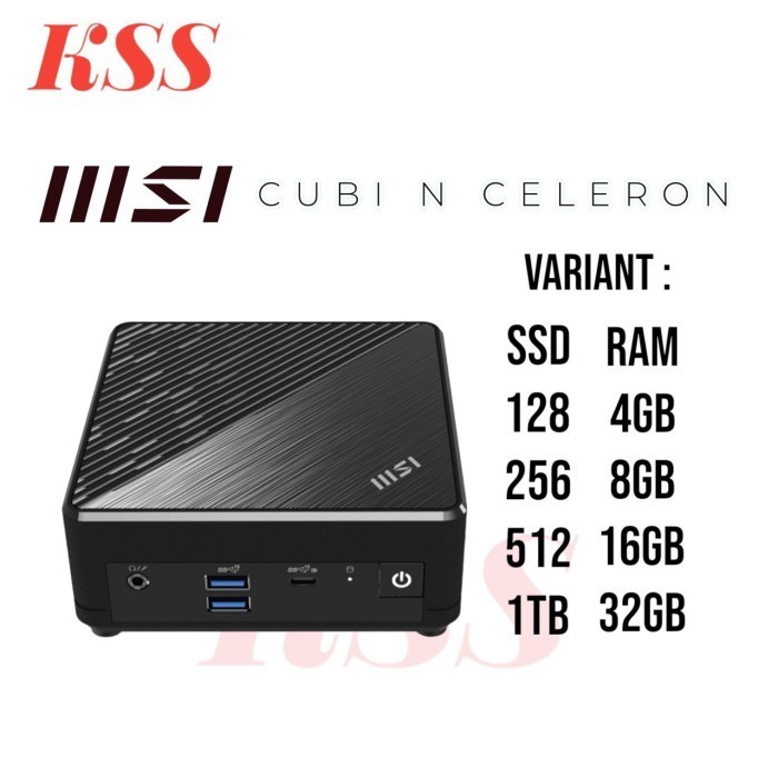 Jual Mini PC MSI Cube N 8GB SSD 256GB Win Siap Pakai | Shopee Indonesia