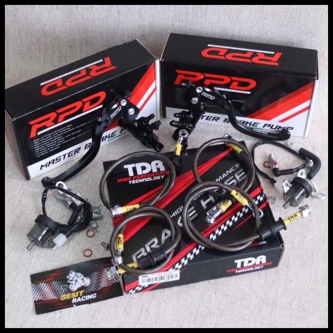 Jual Paket Selang Rem-Master Rem Xmax Abs Carbon Rpd Tdr | Shopee Indonesia