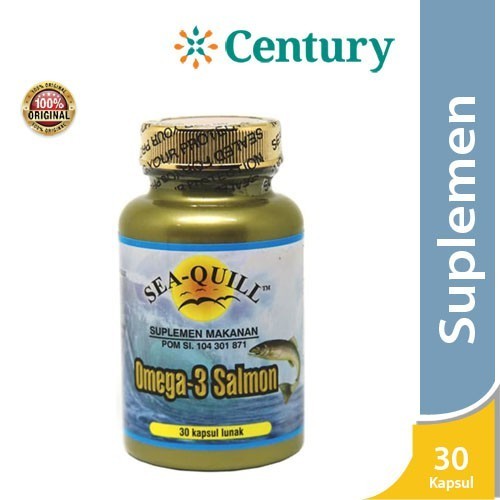 Jual Sea Quill Omega-3 Salmon isi 30/Omega 3/Suplemen Kolesterol ...