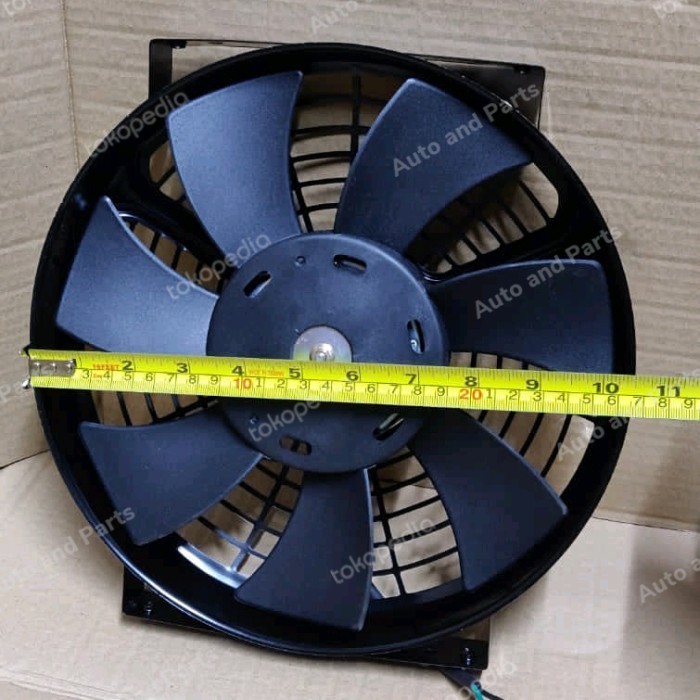 Jual For Sale Extra Fan Ac Mobil Universal 10 Inci 12V Rangka Besi Tiup ...