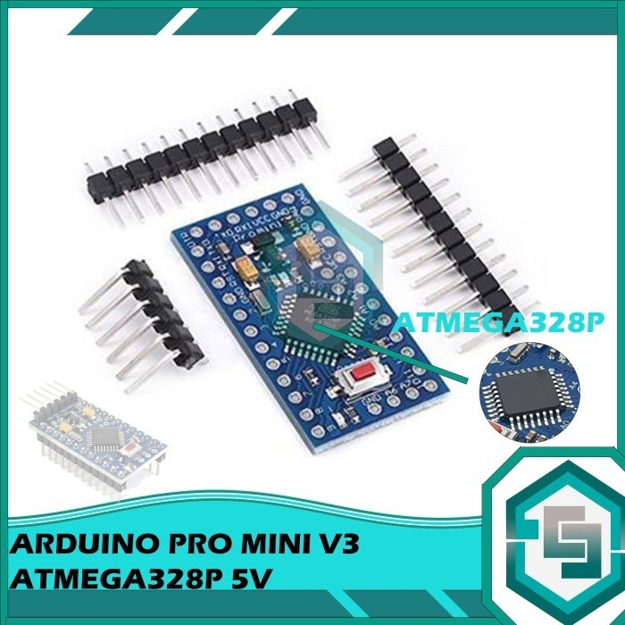 Jual Arduino Pro Mini V3 Atmega328P 5V | Shopee Indonesia