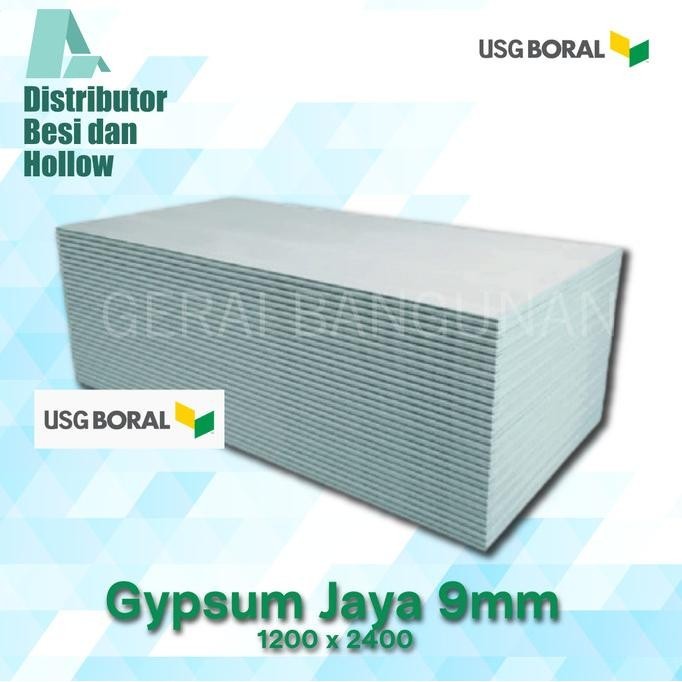 Jual Papan Gypsum Jayaboard 09Mm 1200X2400 |Gipsum Jayaboard Tebal 9Mm ...