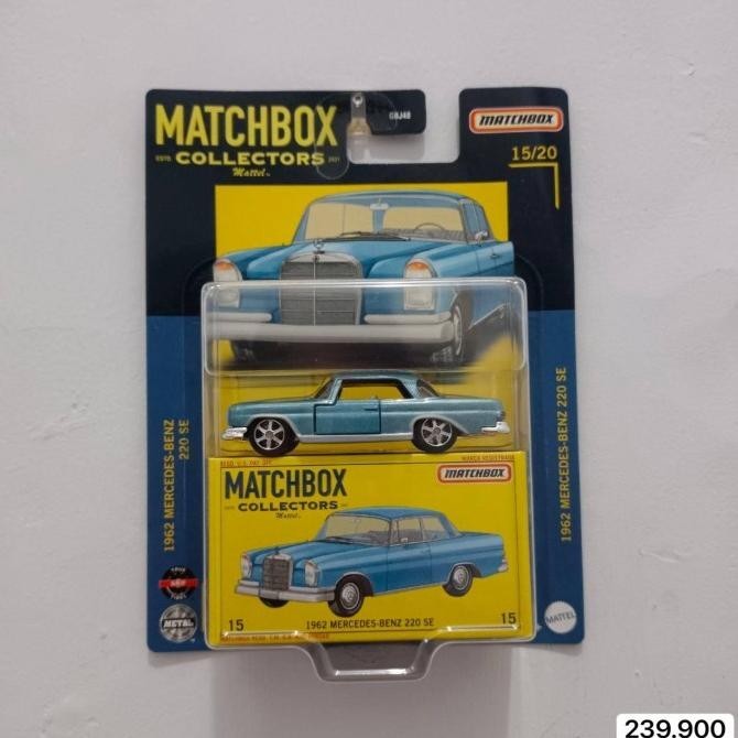 Jual Matchbox - 1962 Mercedes Benz 220 SE - Baby Blue | Shopee Indonesia