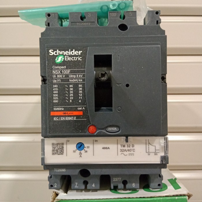 Jual MCCB SCHNEIDER NSX 100F ,16A,25A,32A,40A50A 3P NSX100F ORIGINAL | Shopee Indonesia