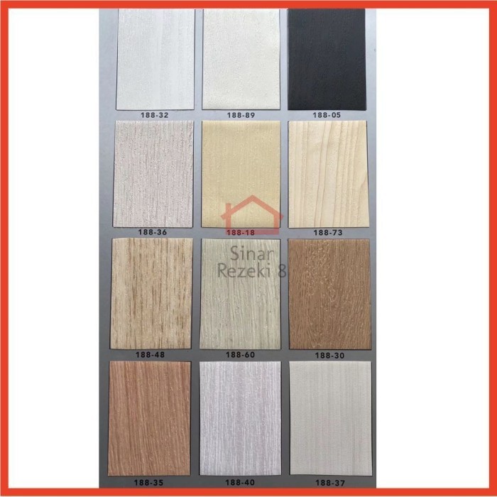 Jual PVC Sheet Urat Kayu Serat Pelapis Lemari Lapisan Meja Furniture ...