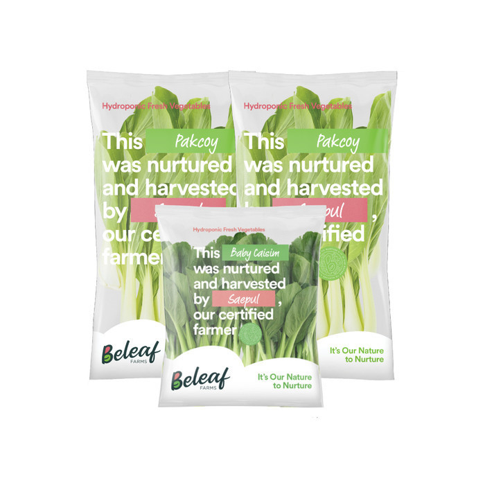 Jual Beleaf Farms 2 Pakcoy Free Baby Caisim | Shopee Indonesia