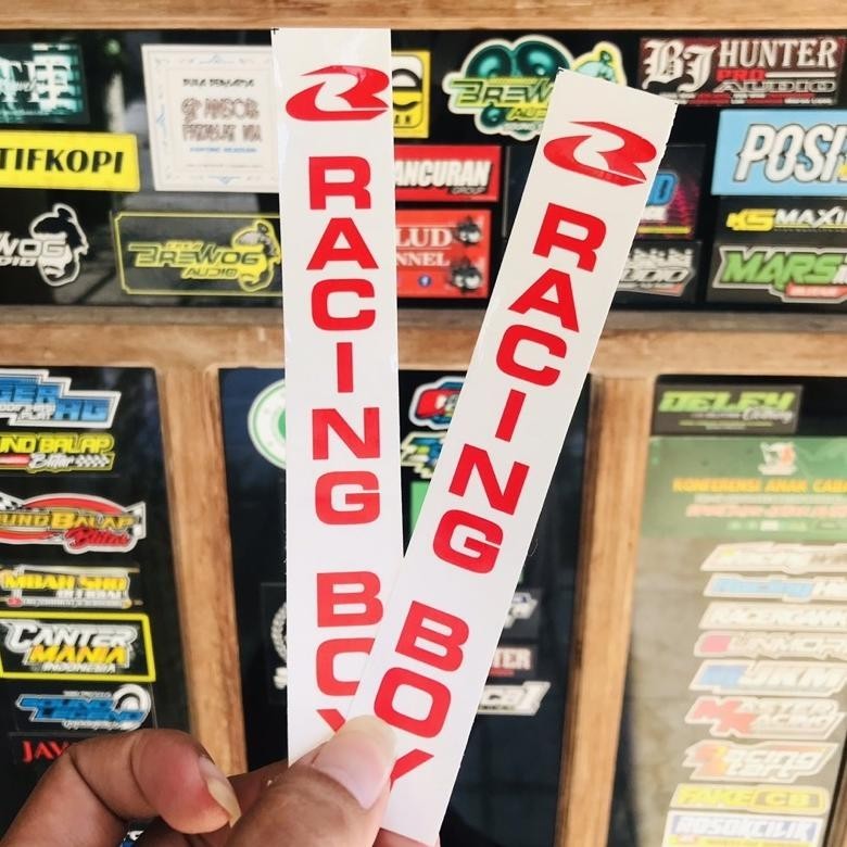 Jual reankamart Stiker Motor Racing Boy RCB Panjang 16x2,6cm ( BIJIAN ...