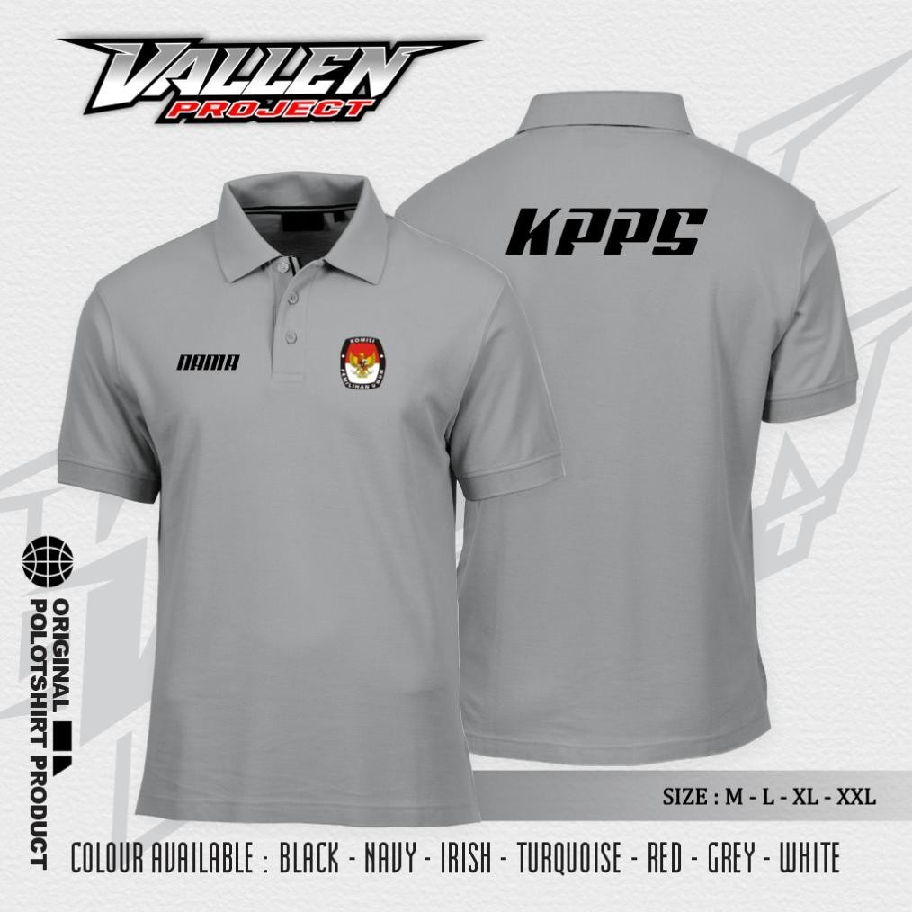 Jual Diskon Poloshirt Baju Kaos Kpps Kelompok Penyelenggara Pemungutan ...