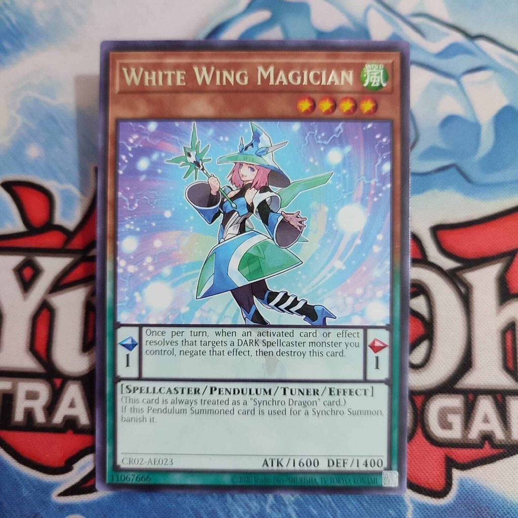 Jual yugioh AE white wing magician CR02-AE023 R original | Shopee Indonesia
