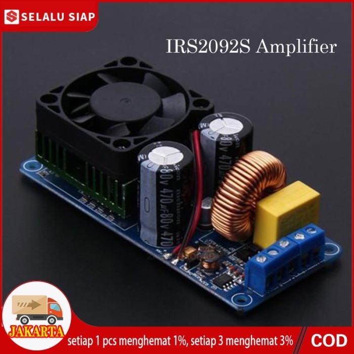 Jual Terlaris!! Power Amplifier Class D Irs2092S Subwoofer Mono 500 Watt | Shopee Indonesia