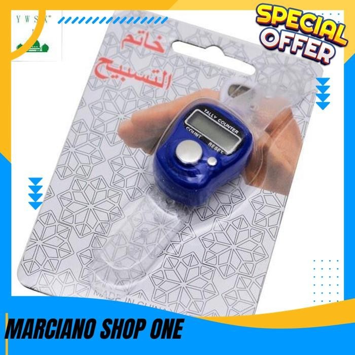Jual ALAT HITUNG DIGITAL LED TASBIH JARI TALLY COUNTER TASBIH IBADAH ...