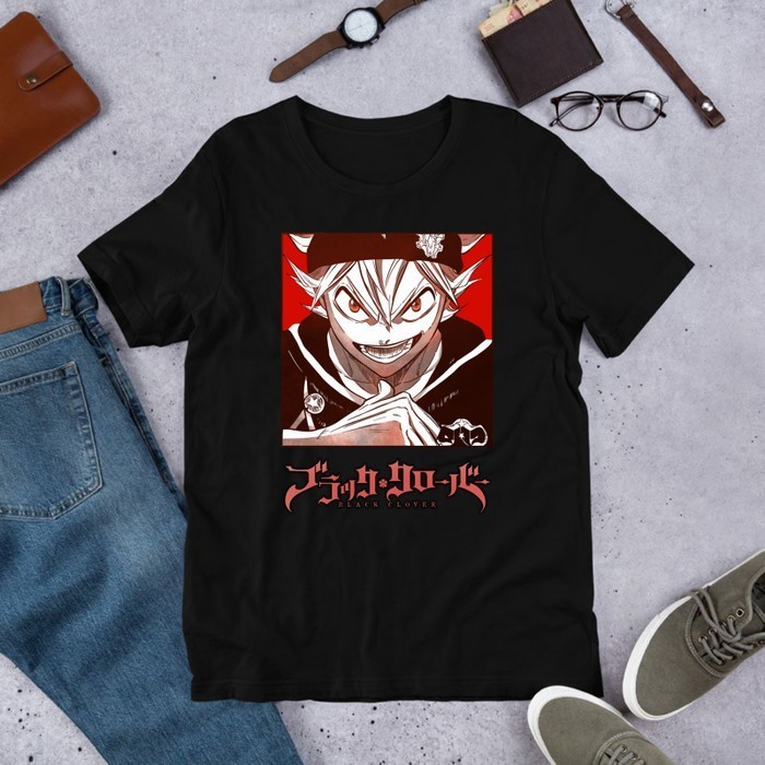 Jual Baju Kaos Black Clover Asta Demon Liebe | Shopee Indonesia