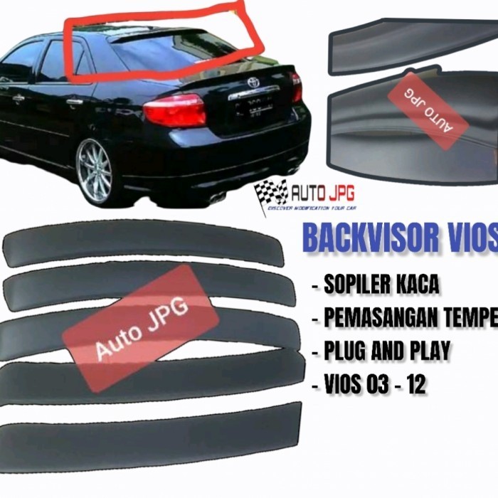 Jual spoiler vios 2003 - 2012 roof | Shopee Indonesia