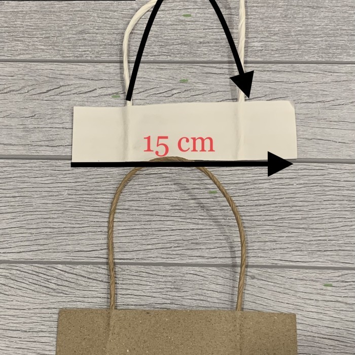 Jual SALEE!! PAPERBAG TWISTED HANDLE SMALL, Tali Kertas Kraft, 250 set ...