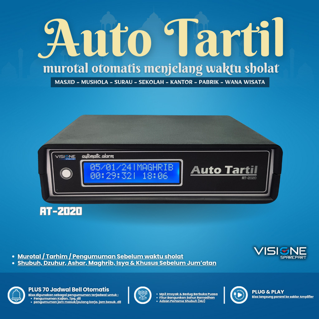 Jual Mesin Alat Player Alarm Tartil Ngaji Jumat Otomatis - tarhim ...