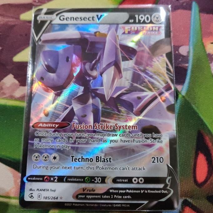 Jual Kartu Pokemon TCG EN SS8 Fusion Strike UR Genesect V | Shopee ...