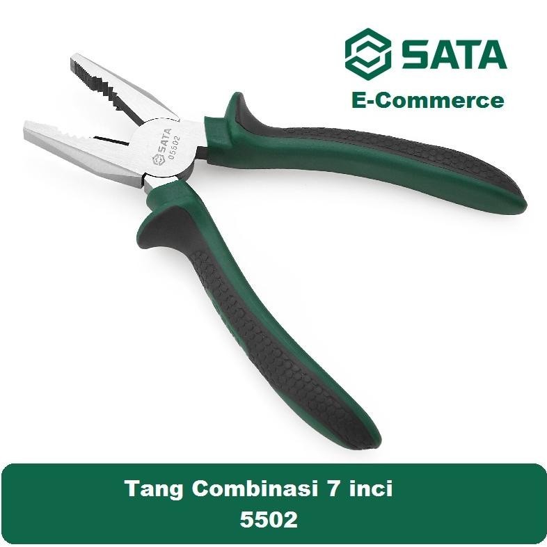 Jual Alat Pertukangan Bangunan Sata Tools Tang Combinasi 7 Inci ...
