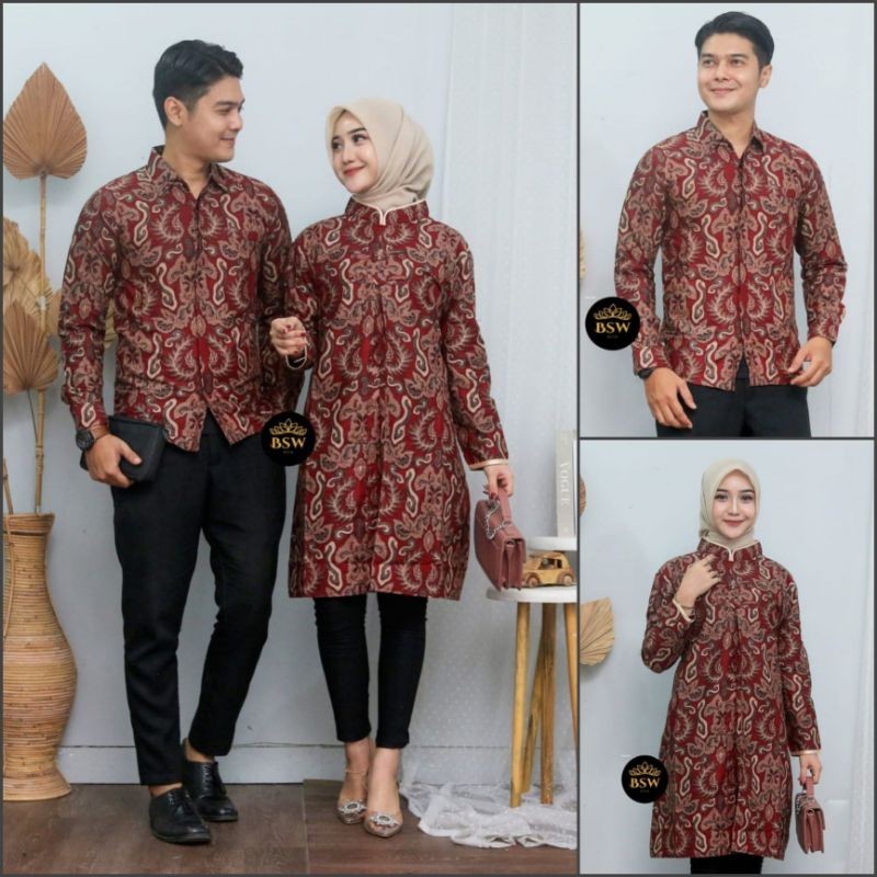 Jual Batik Couple | Batik Couple Modern | Baju Batik Couple | Batik ...