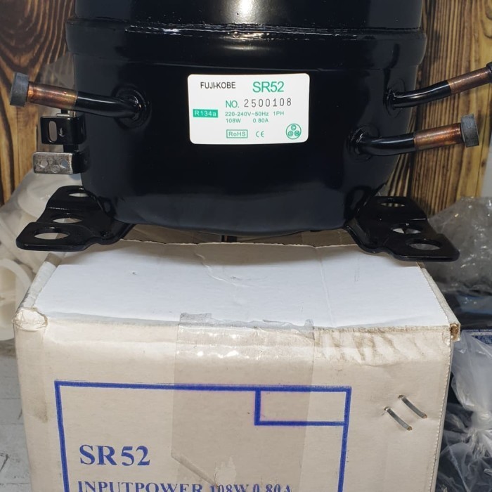 Jual Kompresor Kulkas / Compressor Kulkas Fuji Sr52 1/6 Hp | Shopee ...