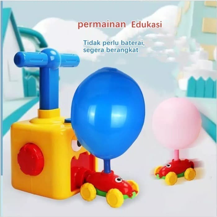 Jual BETULAN MURAH Mainan Mobil Digerakkan Dengan Pompa Balon Balloon ...