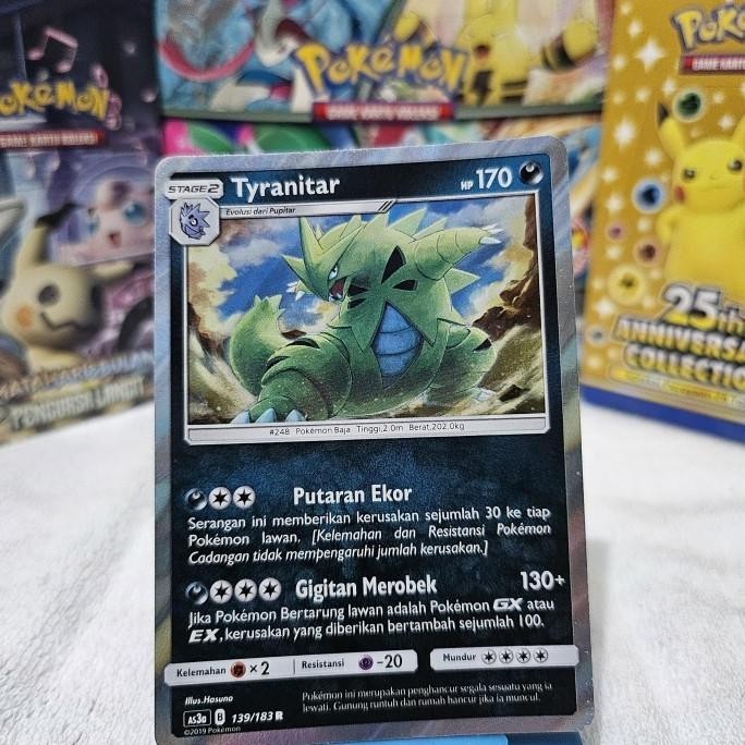 Jual Tyranitar Foil 139/183 as3a - Pokemon TCG Indonesia | Shopee Indonesia