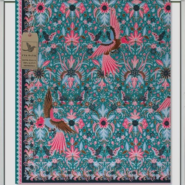 Jual Kain Batik - Motif Garuda Indonesia (Hijau Tosca) | Shopee Indonesia